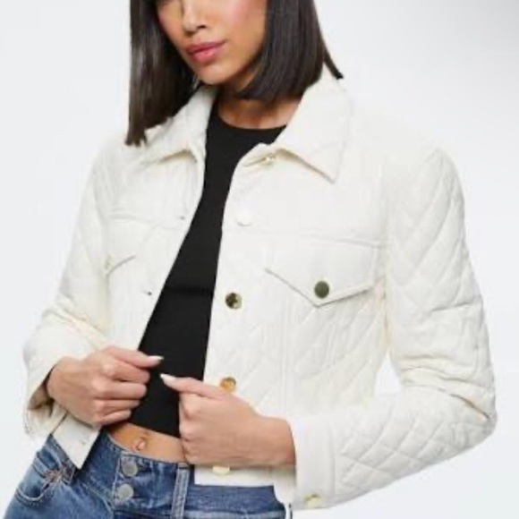 Generation Love | Jackets & Coats | Generation Love Quilted Cream ...